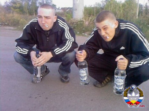 Vodka squat - Slav Squat