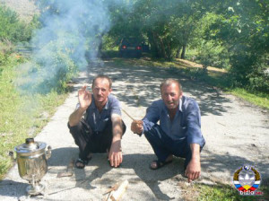 Smoke squat - Slav Squat
